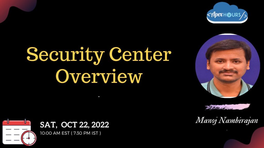 Security Center Overview - Apex Hours Events